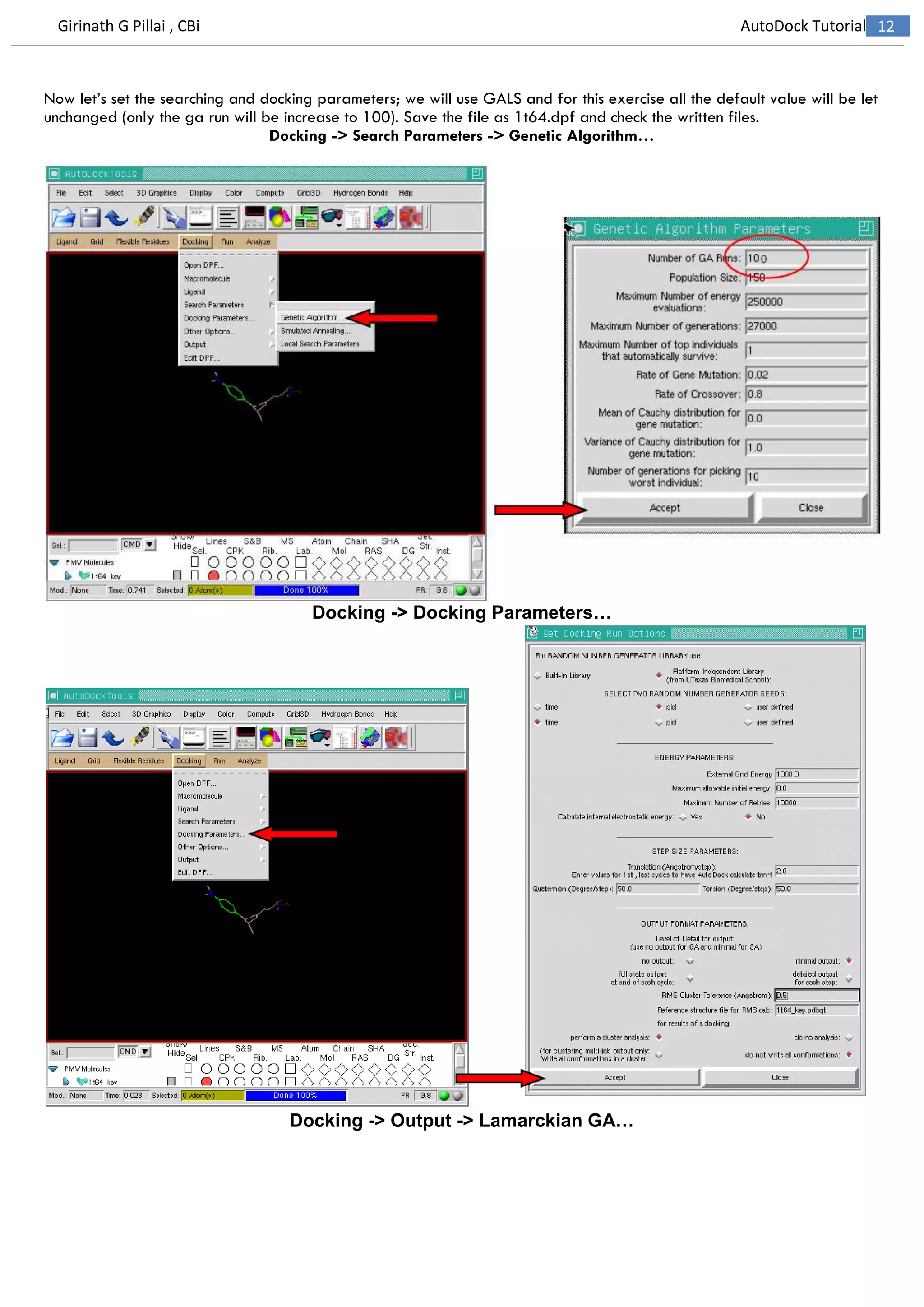 Autodock Made Easy with MGL Tools - Molecular Docking | PDF