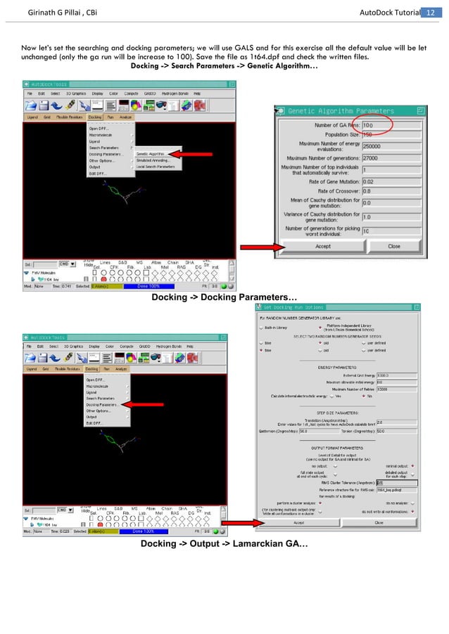 Autodock Made Easy with MGL Tools - Molecular Docking | PDF | Chemistry | Science