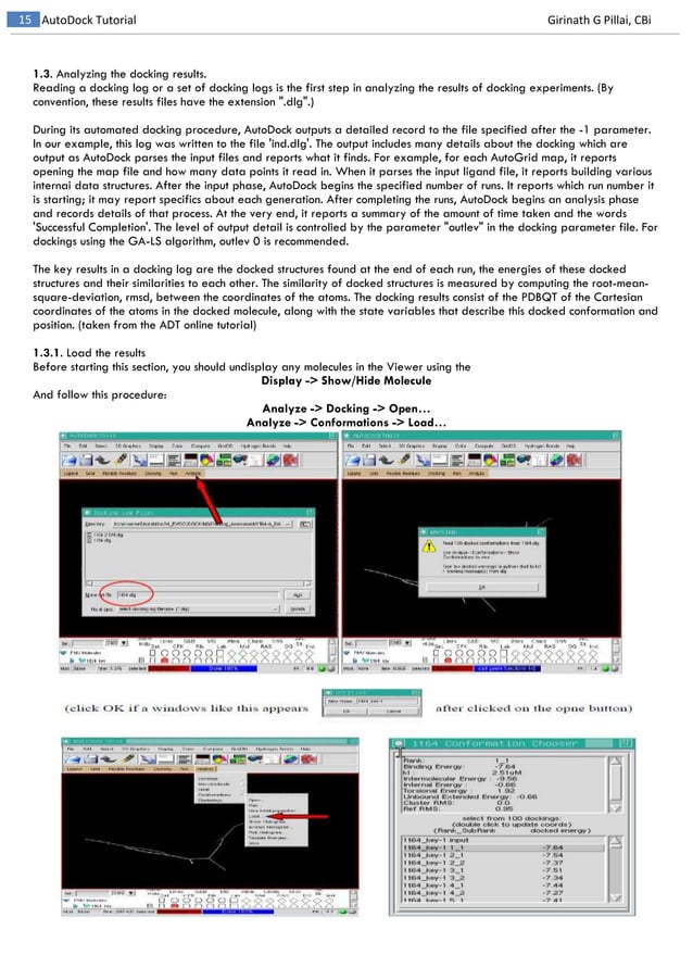 Autodock Made Easy with MGL Tools - Molecular Docking | PDF | Chemistry | Science
