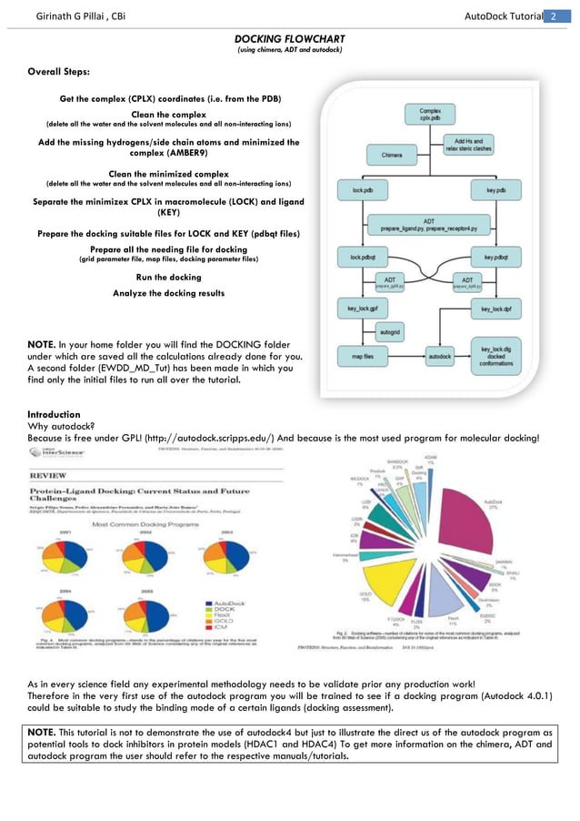 Autodock Made Easy with MGL Tools - Molecular Docking | PDF | Chemistry ...