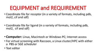 Autodock review ppt | PPTX | Operating Systems | Computer Software and Applications