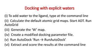 Autodock review ppt | PPTX | Operating Systems | Computer Software and ...