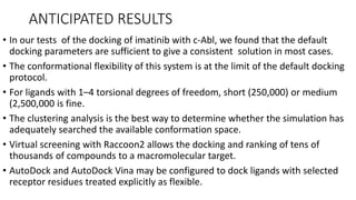 Autodock review ppt | PPTX | Operating Systems | Computer Software and Applications