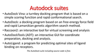 Autodock review ppt | PPTX | Operating Systems | Computer Software and ...