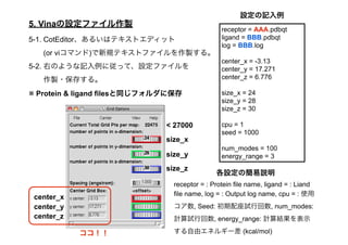 AutoDock_vina_japanese_ver.2.0 | PDF