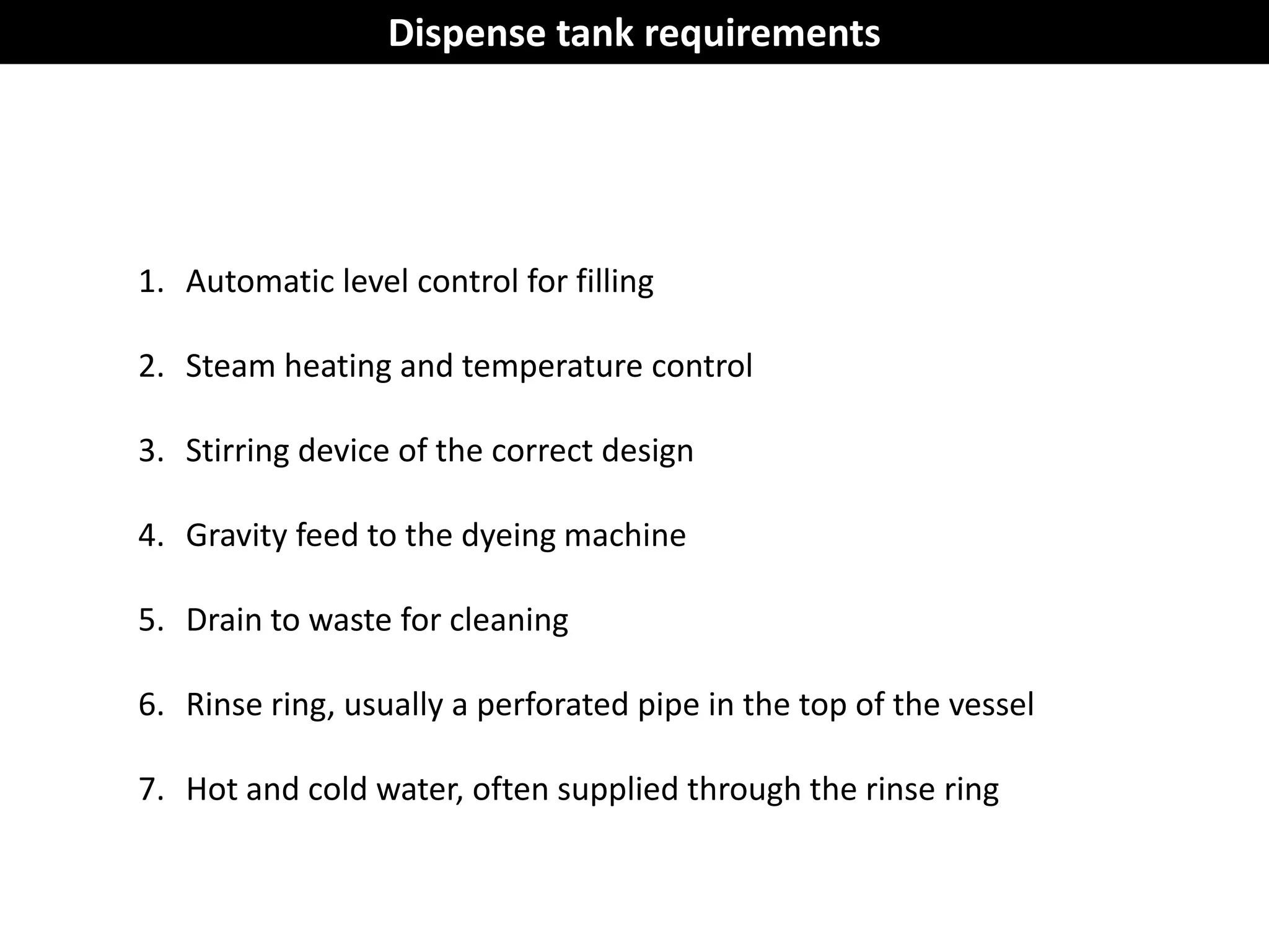 Auto dosing and dispensing systems For Dye house | PPTX