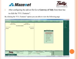 Tally customization by Auto email | PPT