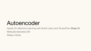 Autoencoder | PDF
