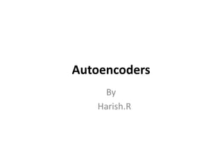 Autoencoder | PDF