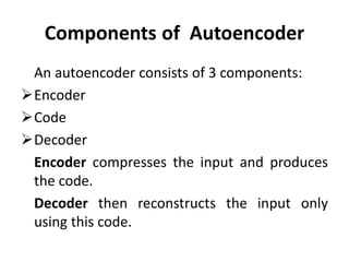 Autoencoder | PPT