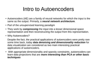Autoencoders | PPT
