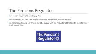 Auto enrolment - Payroll UK | PPTX