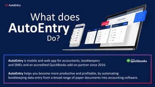 AutoEntry Overview | PDF