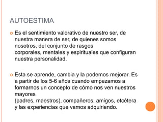 Autoestima | PPTX