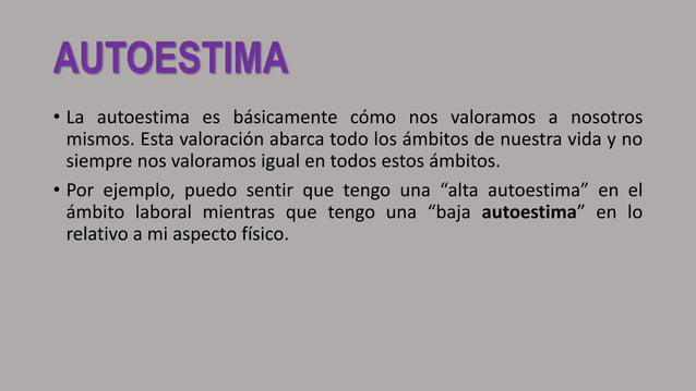 AUTOESTIMA RECOMENDACIONES PARA MEJORARLA .pptx