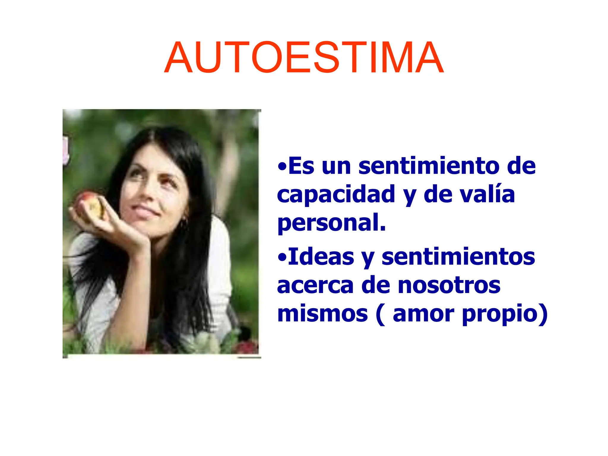 Diapositivas sobre la autoestima, tema para padres de familia. | PPT