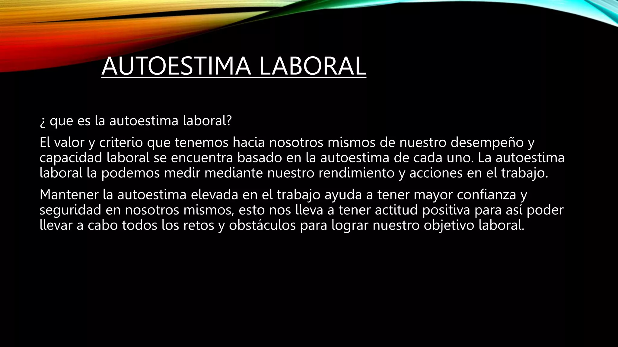 Autoestima –tipos | PPSX
