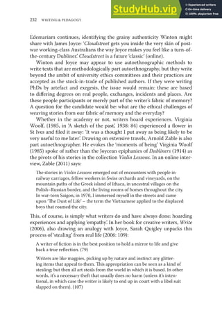 Autoethnographic Writing Inside And Outside The Academy And Ethics | PDF