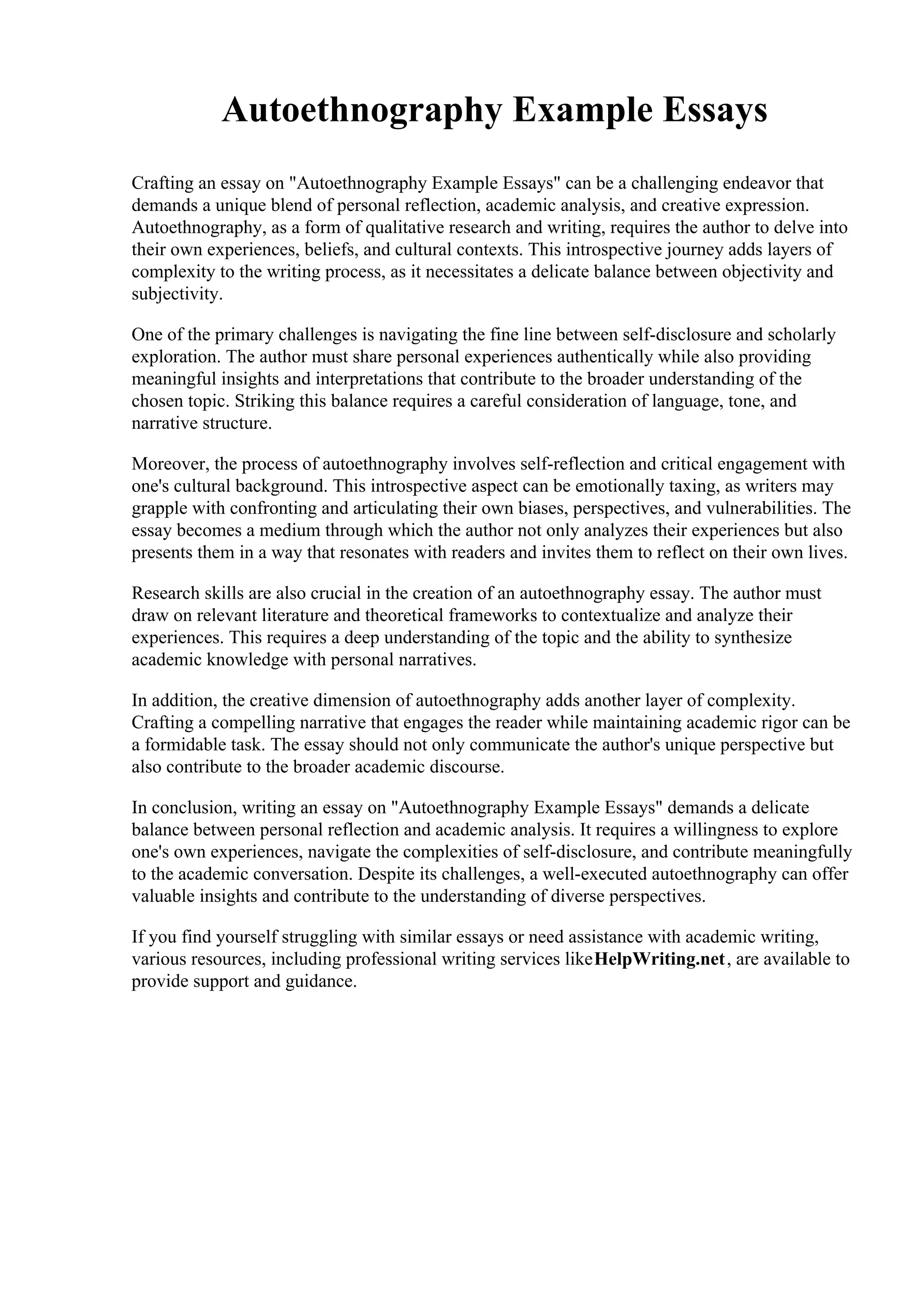 Autoethnography Example Essays.pdf