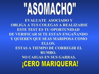 Autoexamen de Asomacho | PPT