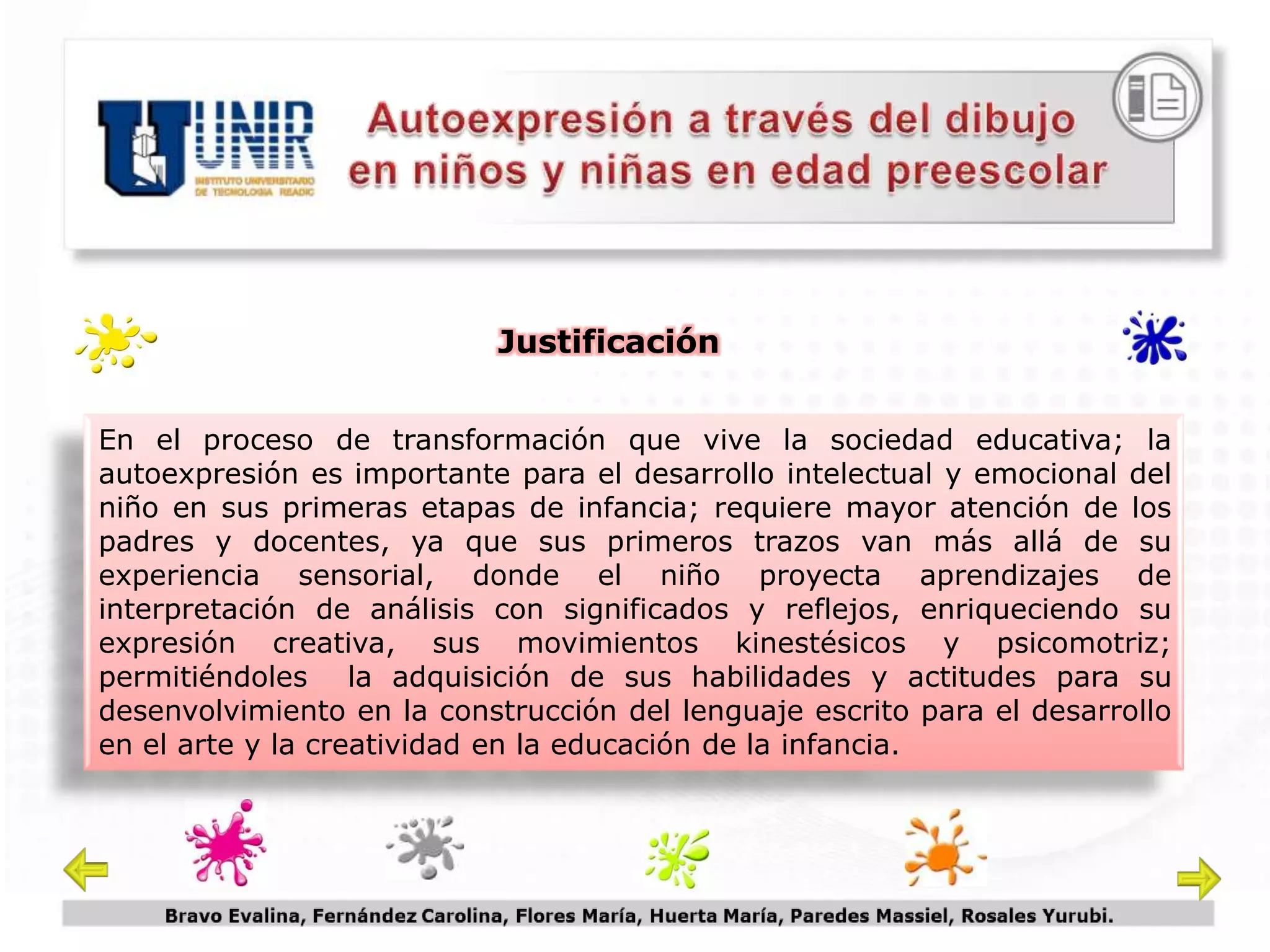 Autoexpresión a través del Dibujo en Niños y Niñas en Edad Preescolar ...