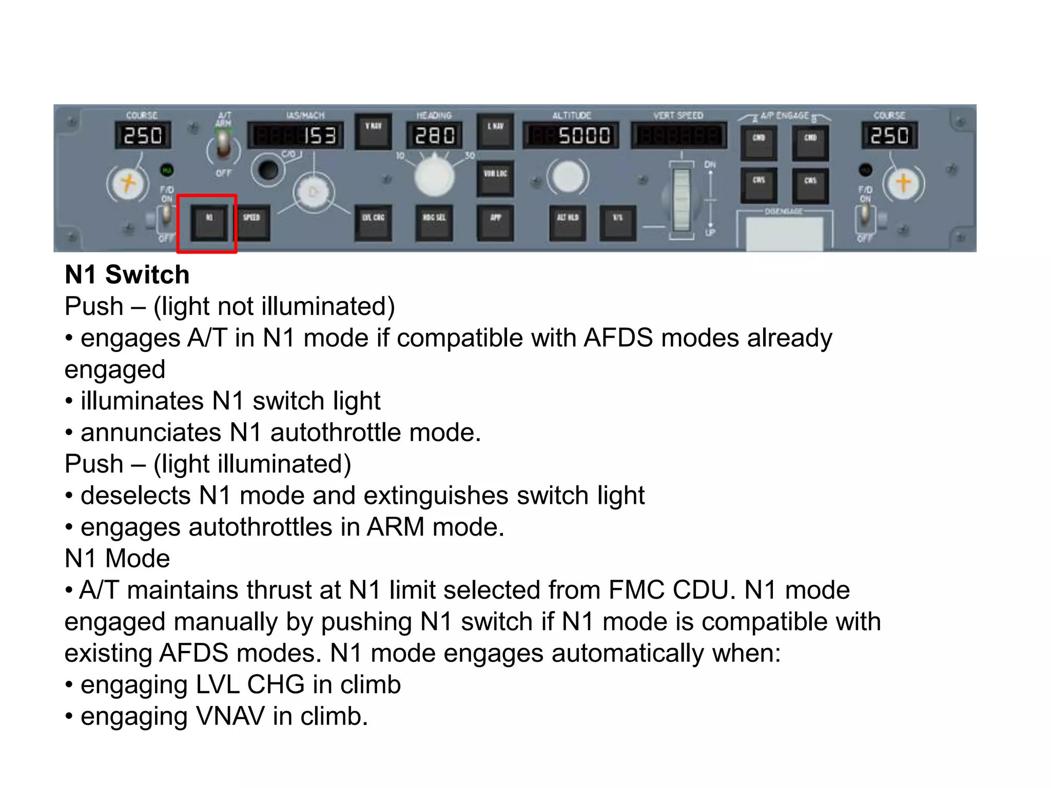 B737 NG Autoflight Part 1 | PPTX