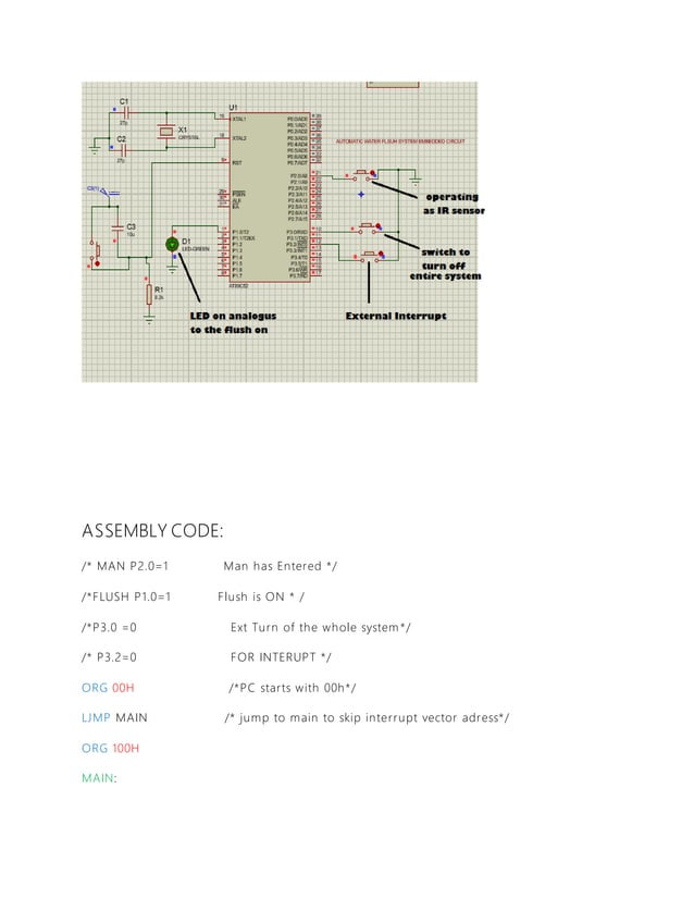 Automatic water flush system | DOCX