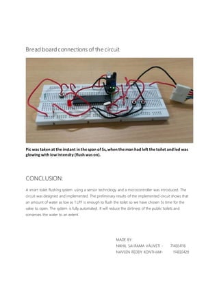 Automatic water flush system | DOCX