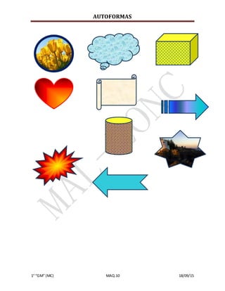 Autoformas 1°G | PDF