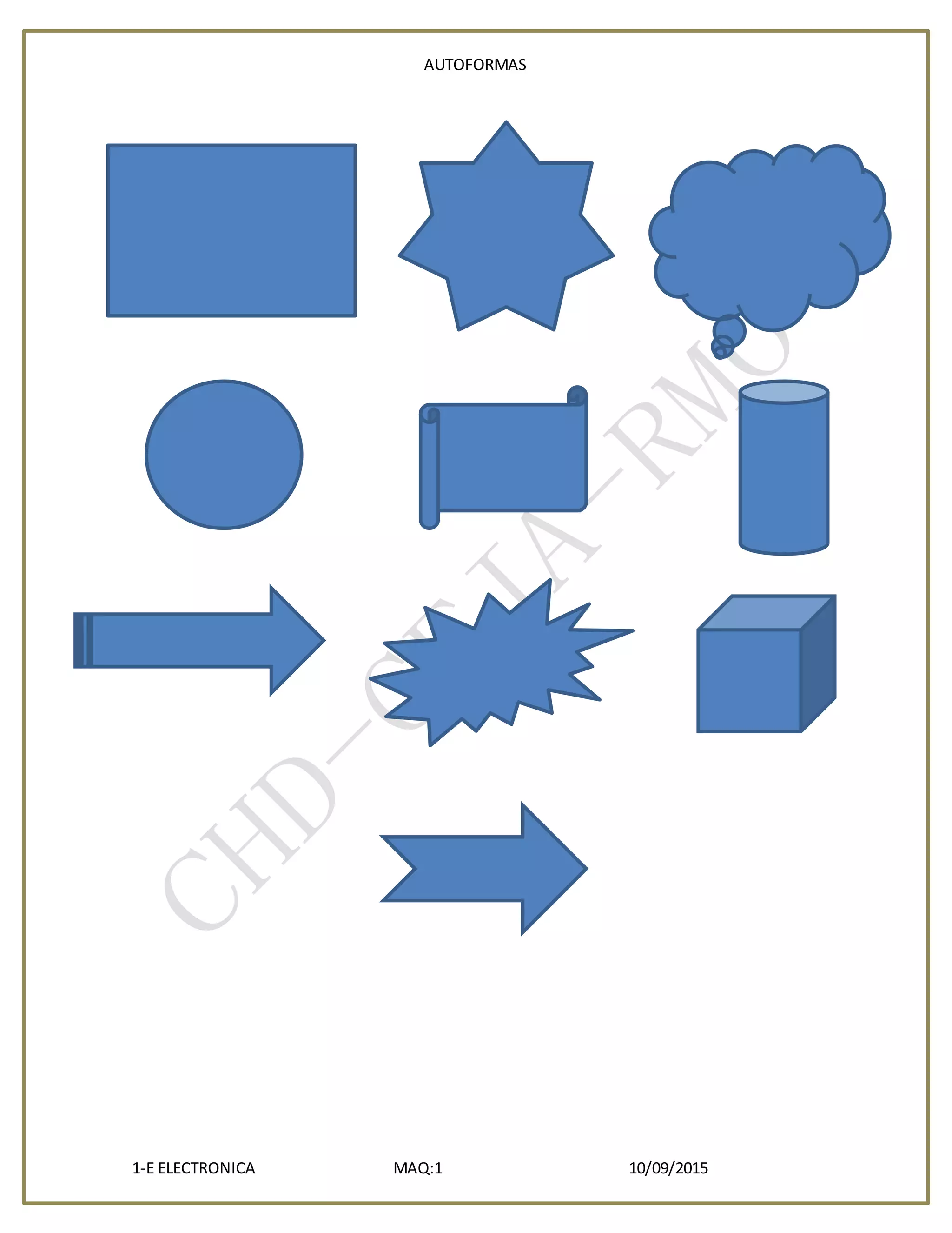 Autoformas 1i rivera mar | PDF