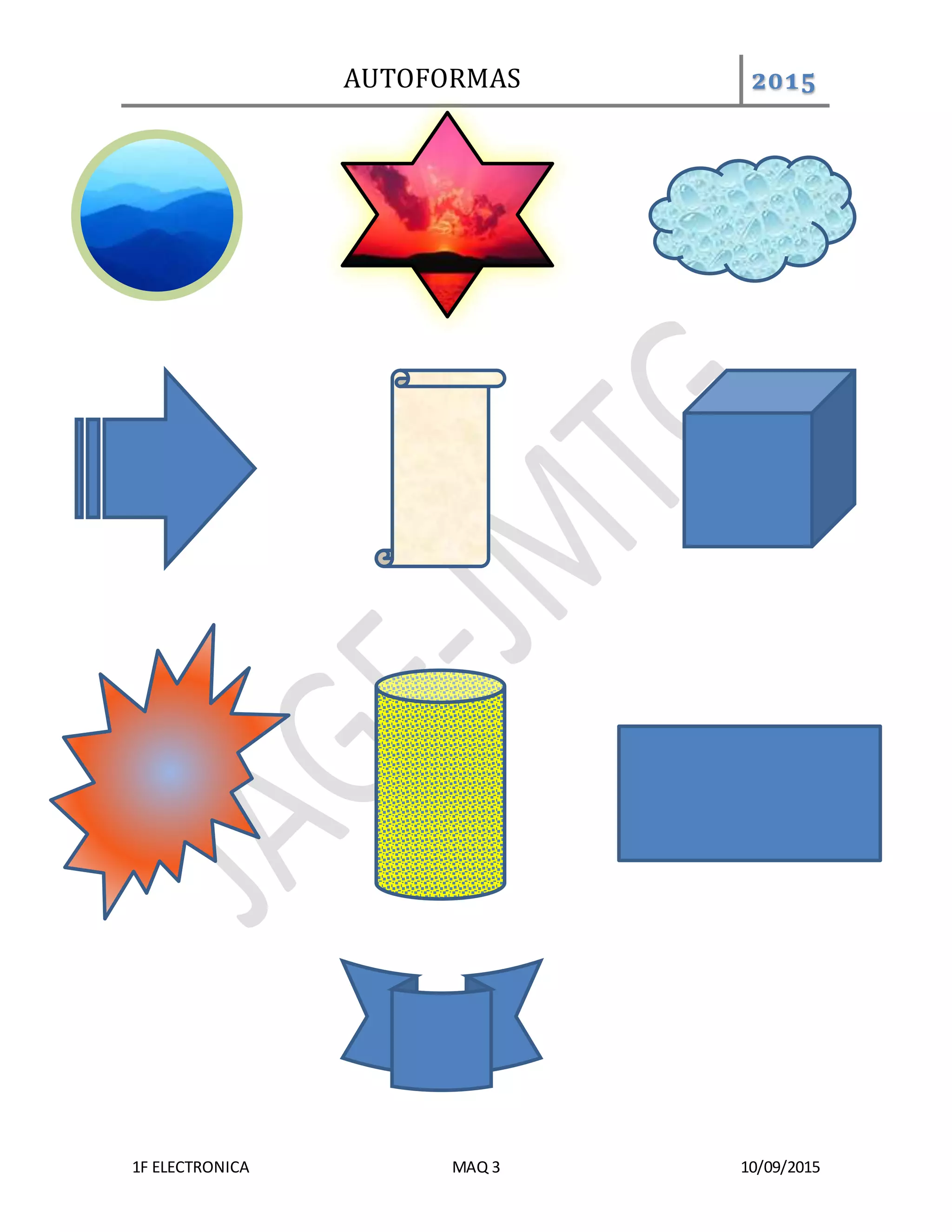 Autoformas 1°f | DOCX
