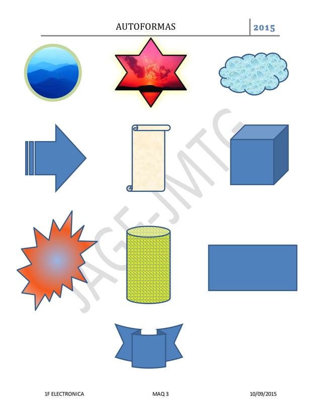 Autoformas 1°f | DOCX