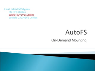 AutoFS | PPT