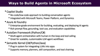 Scalable Multi-Agent AI with AutoGen by Udai | PPTX