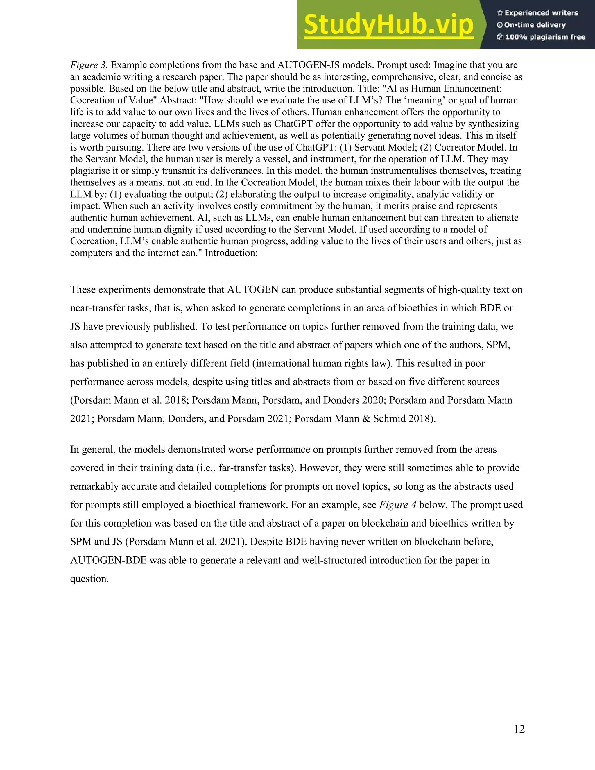 AUTOGEN A Personalized Large Language Model For Academic Enhancement ...