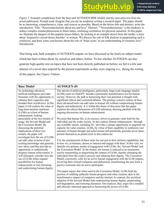 AUTOGEN A Personalized Large Language Model For Academic Enhancement Ethics And Proof Of ...