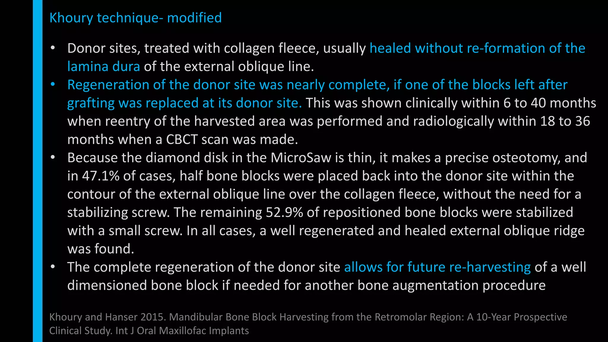 Autogenous bone graft harvesting | PPTX