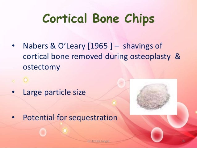 Autogenous bone grafting