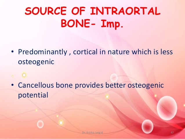 Autogenous bone grafting