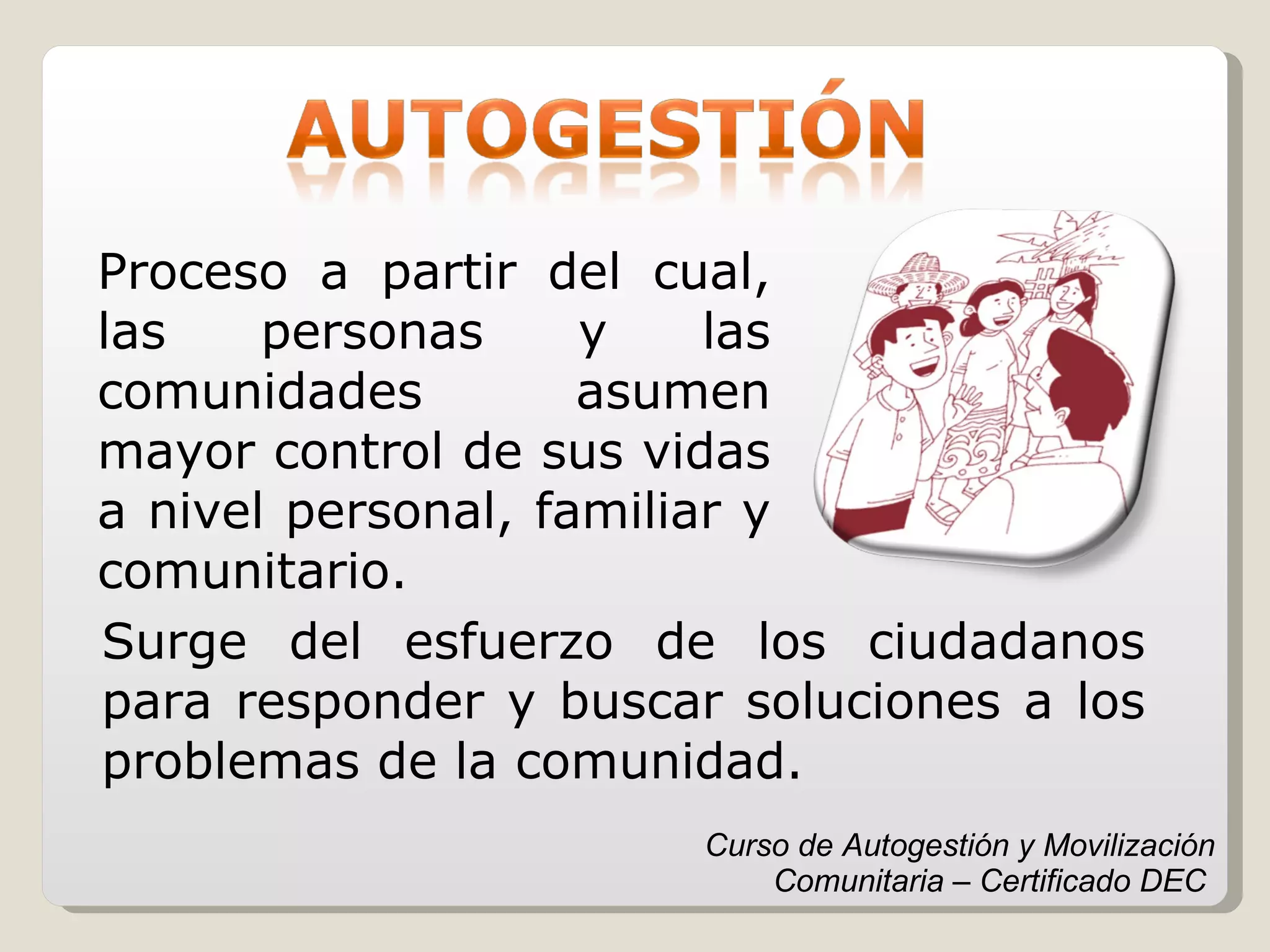 Autogestion Es | PPT