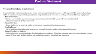 Automatic Grading of marksheet engineering ppt | PPTX