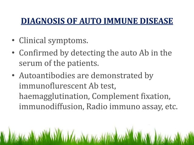 Auto immune diaseases | PPTX | Blood Disorders | Diseases and Conditions
