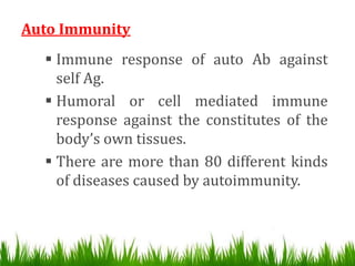 Auto immune diaseases | PPTX
