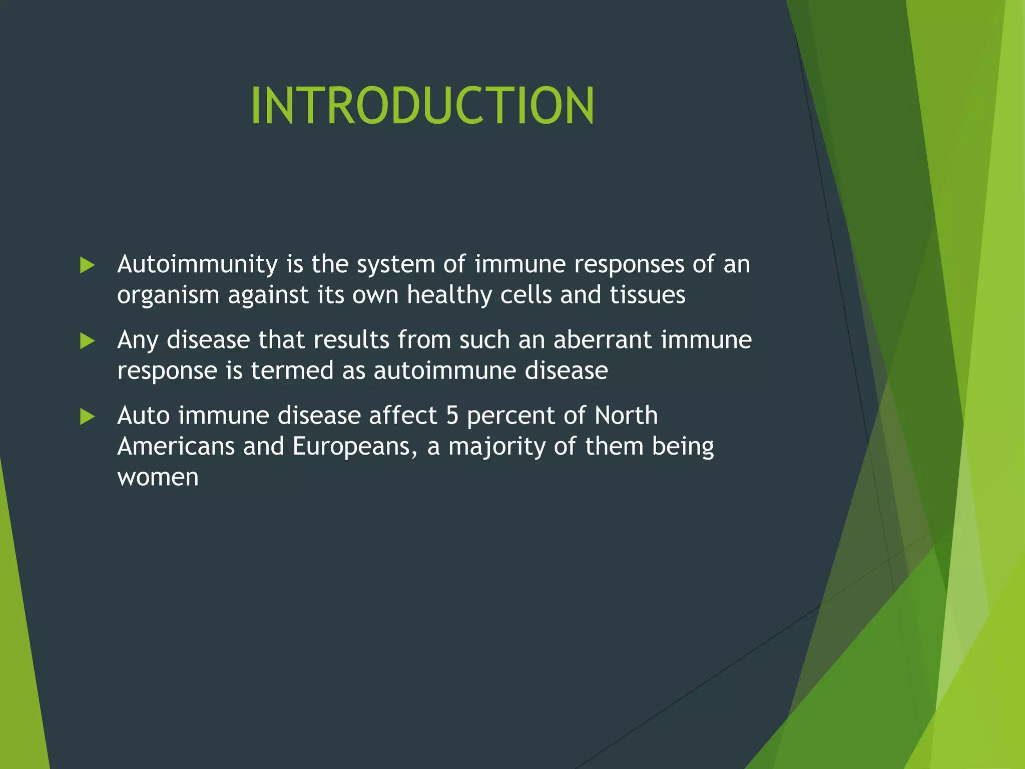 Autoimmune disease and autoimmunity | PPT