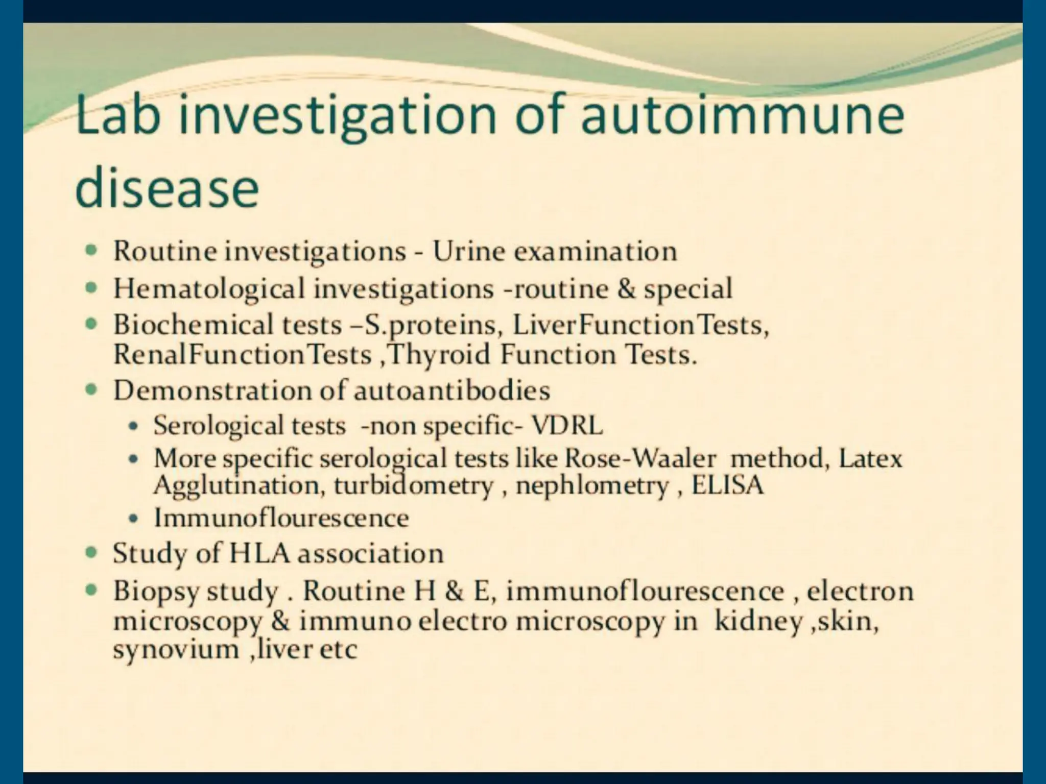 Autoimmune disease .Types diagnosis and treatment | PPT