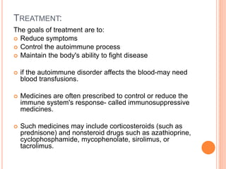 Autoimmune diseases | PPTX