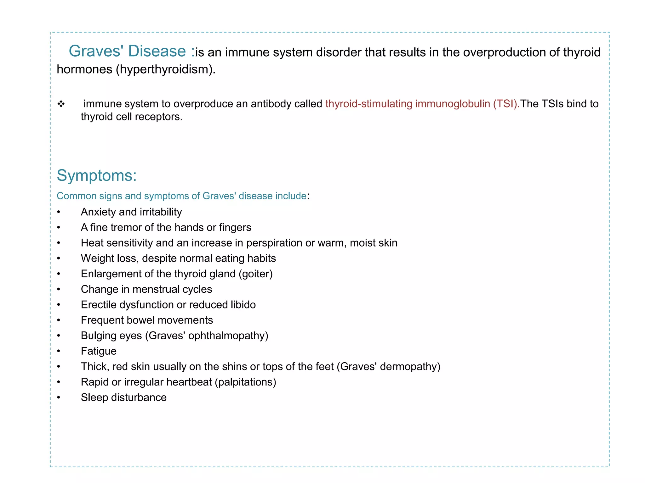 Autoimmune Diseases "Graves' Disease" | PPTX