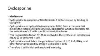 Autoimmune diseases, inflammatory diseases, immunosupressants.pptx ...