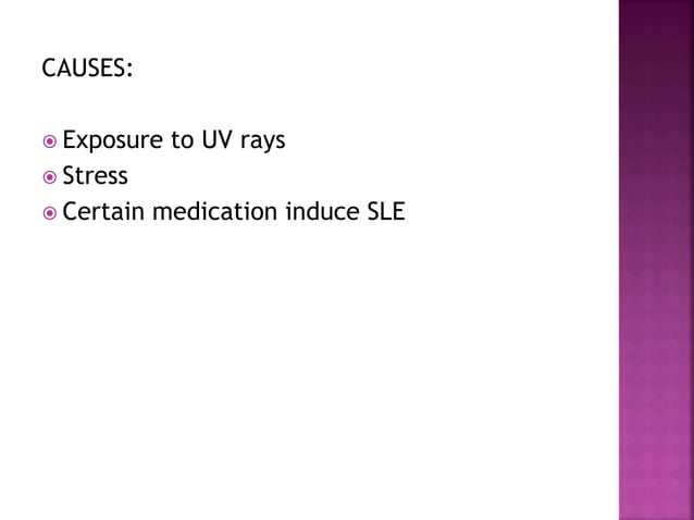Autoimmune disorder systemic lupus erythematosis ppt | PPTX