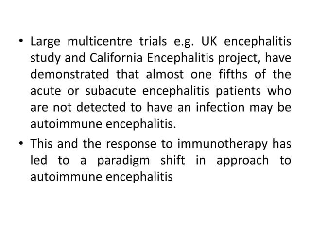 Autoimmune encephalitis | PPTX